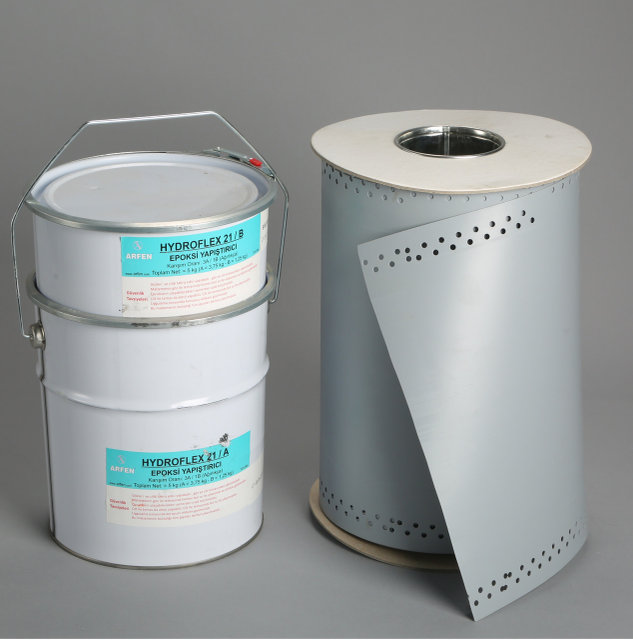 Perforated TPE tape Hydroflex for waterproofing expansion joints and ...