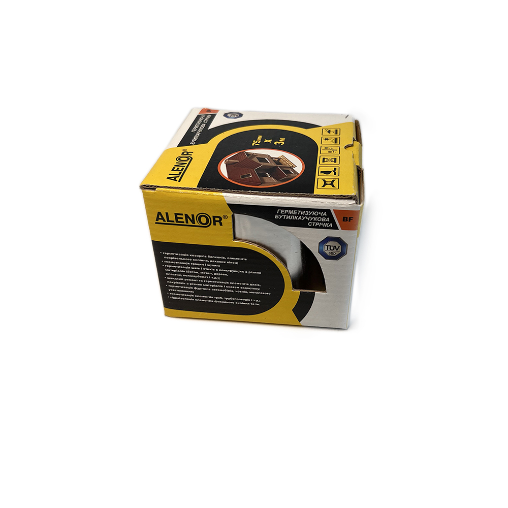 Фольгована стрічка BF 75мм/3м, герметизуюча ALenor — Купити