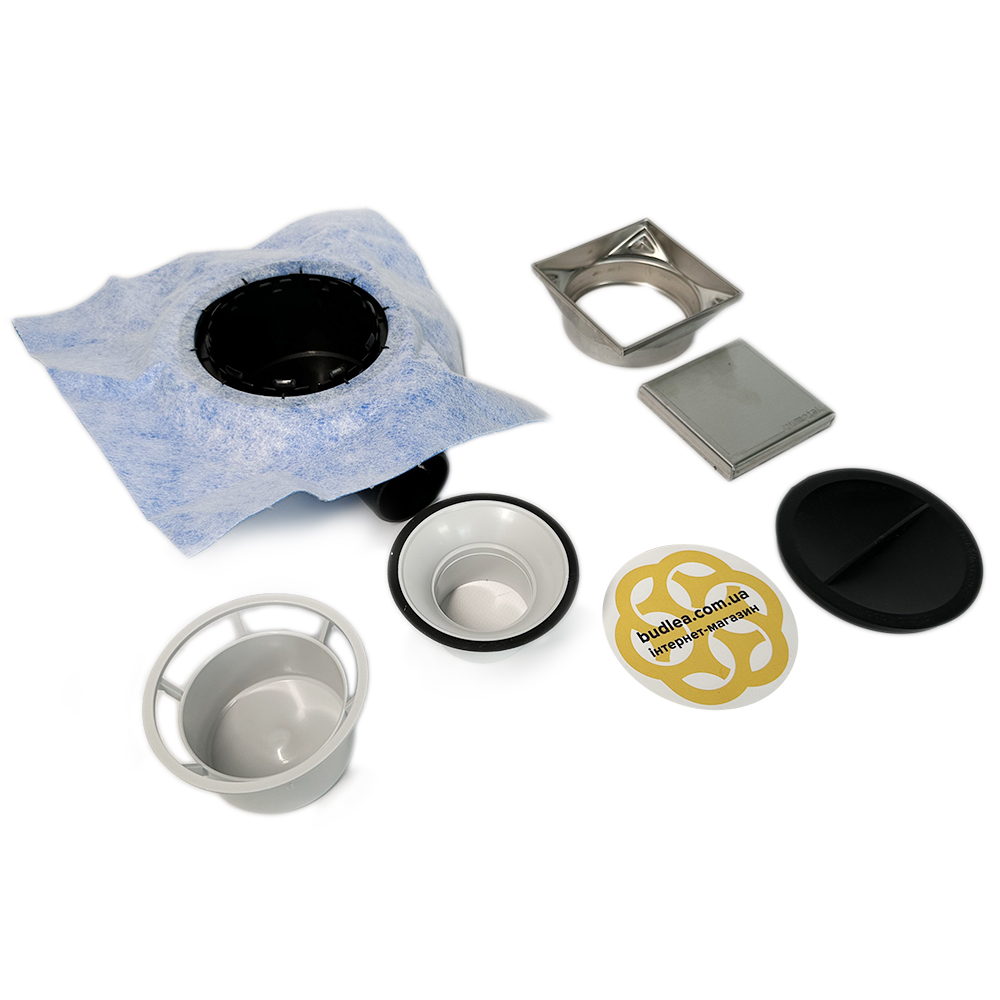 Трап для душу серії PYS Floor Drain 10х10 см, горизонтальний, під ...