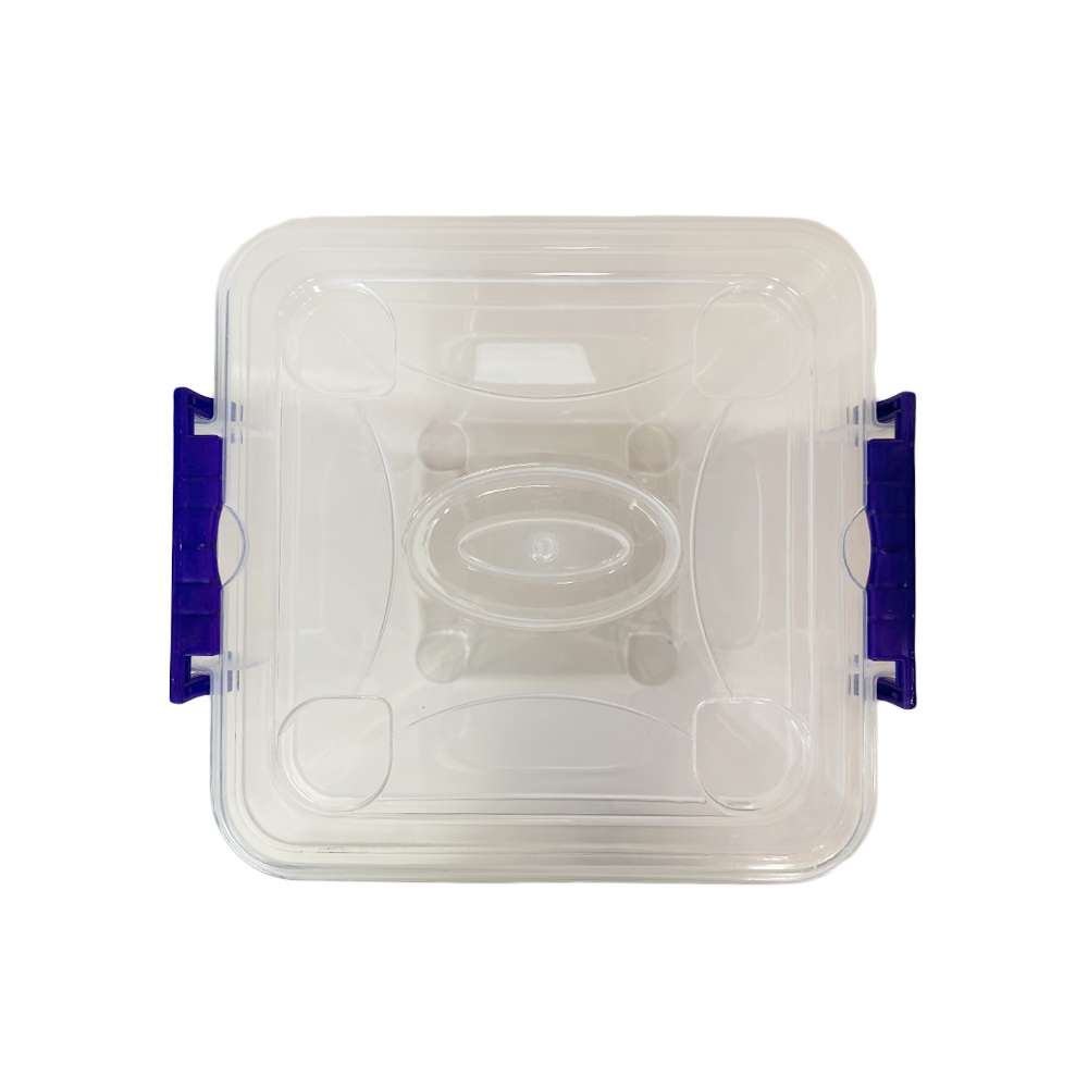 Food container 16L with lid JUMBO, square, plastic, transparent SNMZ ...