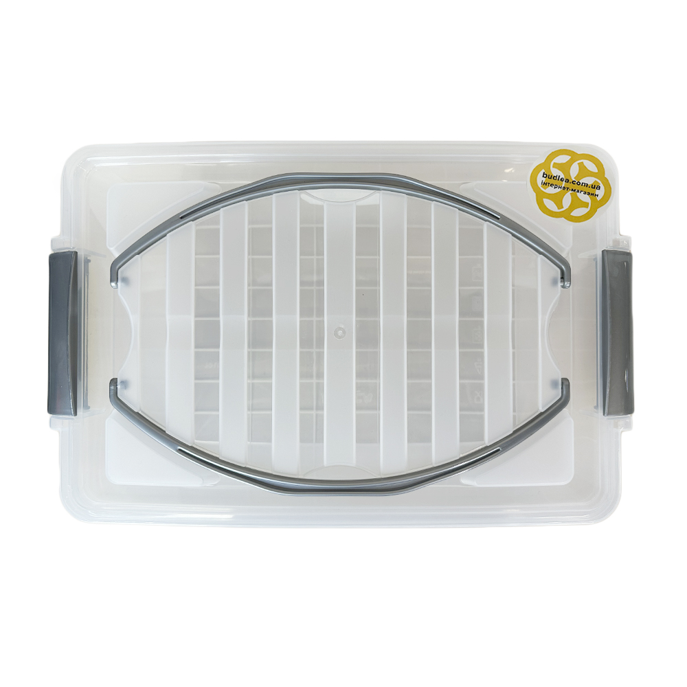 Food container 10L STYLE with lid and handles, rectangular, plastic ...