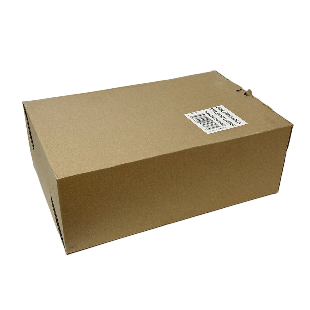 Shoe rack STAR LUX, plastic, brown SNMZ — Buy | 623.