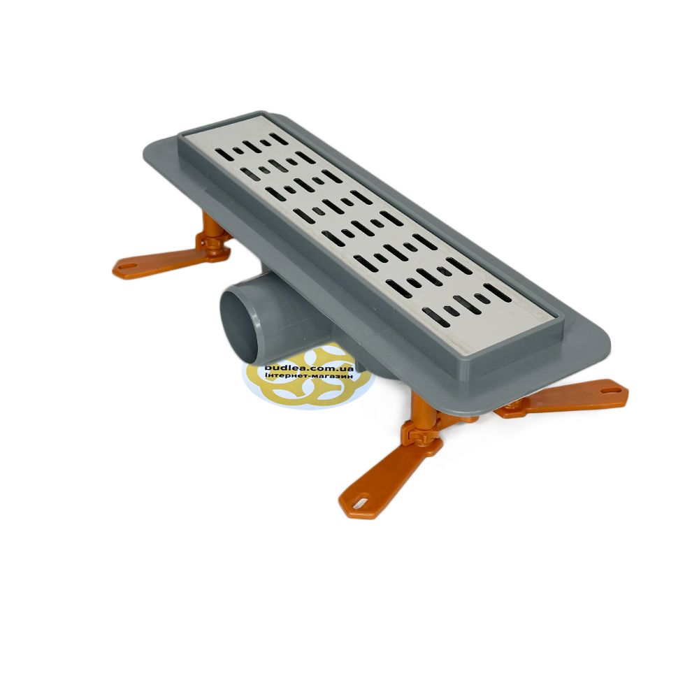 Shower drain SWAN 30 cm with flange, horizontal, wave grate FEHA — Buy ...