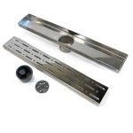 Shower drain ALFA DIRECT 30 cm, vertical, with dry shutter, rain grate ...