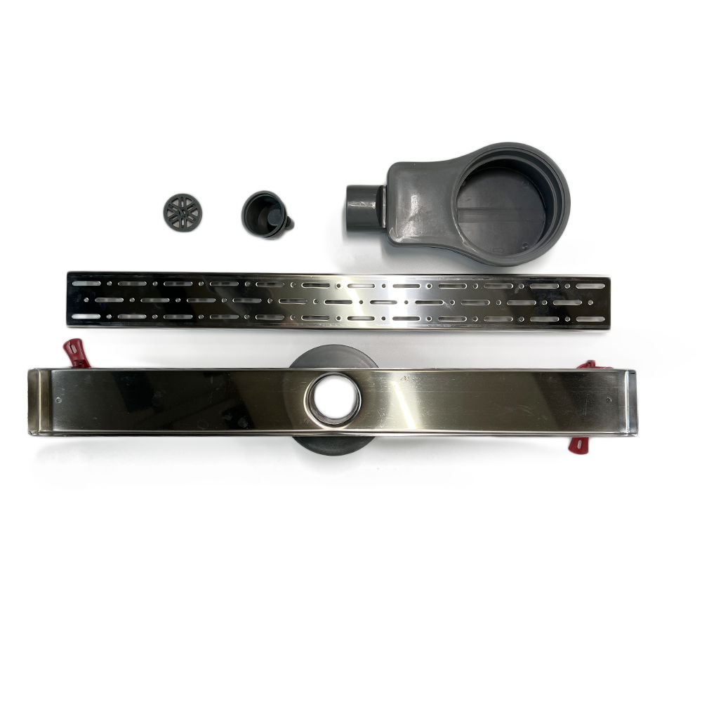 Shower drain ALFA ROTATION 70 cm, horizontal, with double shutter ...