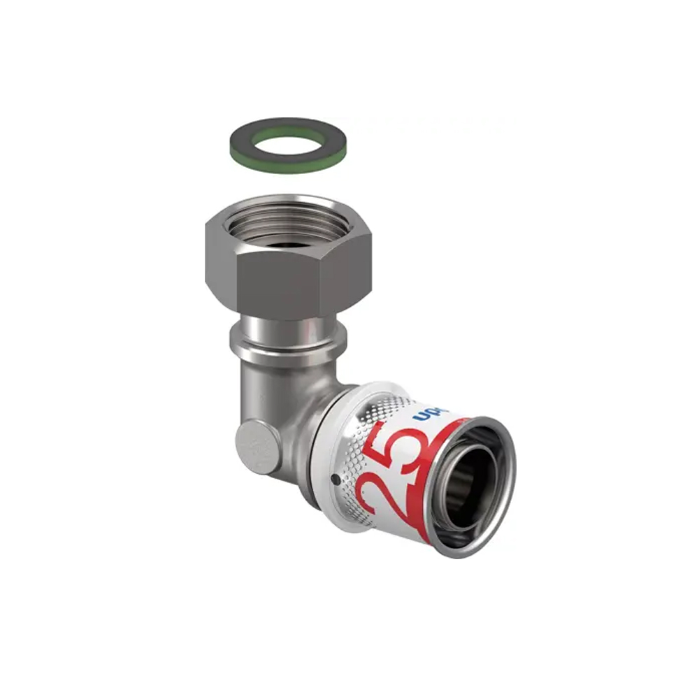 Прес-коліно з накидною гайкою Ø25-G3/4"Uponor S-Press PLUS Uponor ...